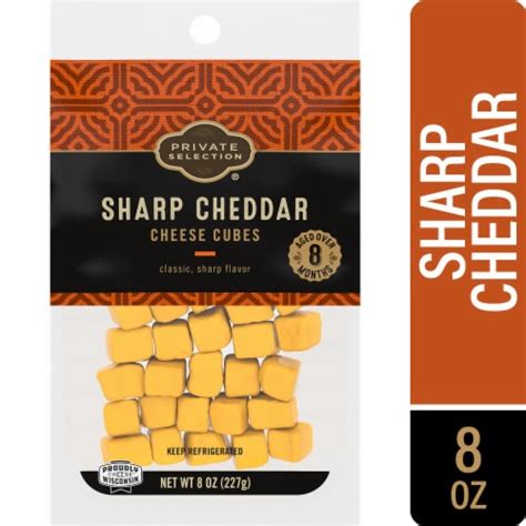 Private Selection® Sharp Cheddar Cheese Cubes 8 Oz Ralphs
