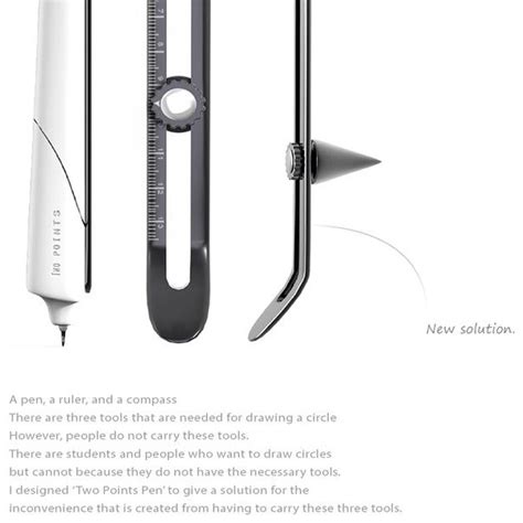 Caneta Três Em Um Ou Lapiseira Com Régua E Compasso Matéria Incógnita