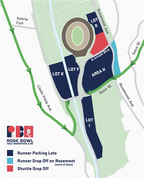 Rose Bowl Half And 5k Parking And Transportation The Mccourt Foundation