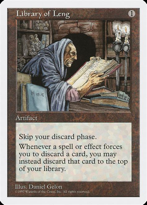 Library Of Leng · Revised Edition 3ed 261 · Scryfall Magic The