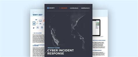 D3 Cyber Incident Response Product Guide D3 Security U D3 Security