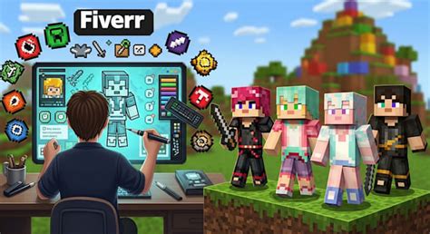 Make Custom Minecraft Skin Minecraft Art Minecraft Java Skin By Anawealthy Fiverr
