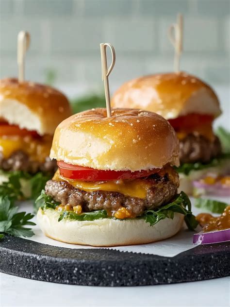 Ultimate Slider Style Mini Burger Bliss For Game Day