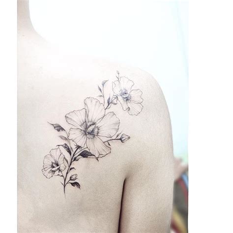 Rose Of Sharon Black Ver Tattooistbanul Tattoo Tattooing Roseofsharon Flower
