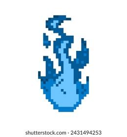 Vector Pixel Art Fantasy Effect Isolated Stock Vector Royalty Free