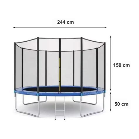 Cama Elástica Saltarina 244cm Con Malla Y Escalera Sodimac Chile