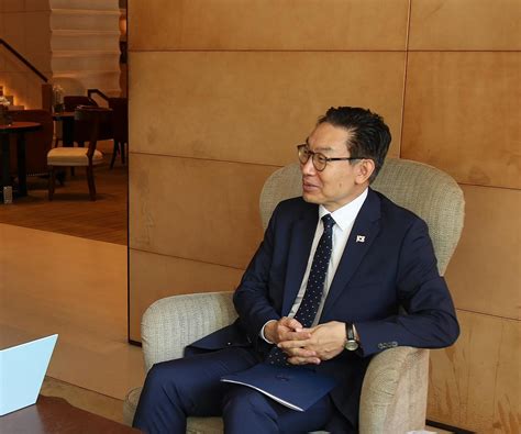 인터뷰하는 김완기 특허청장 연합뉴스