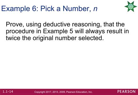 Section 11 Inductive And Deductive Reasoning Pptx
