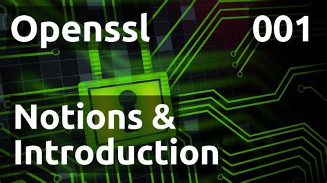 Openssl Notions Introduction YouTube