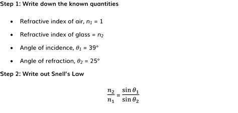 Refraction And Refractive Index Edexcel As Physics Revision Notes 2015