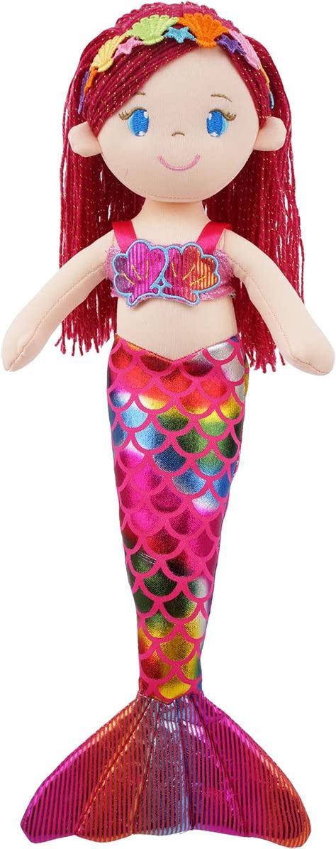 Stuffed Mermaid Doll Barbie Poupée Mermaid Doll Gqvul