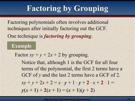 Factoring Polynomials Exp Presentationppt