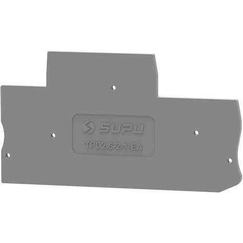 Крышка защитная Supu Tpd для клемм штекерных сечение 2 5мм2 серая 50 шт Tpd2 5 2 1 Gy Ea