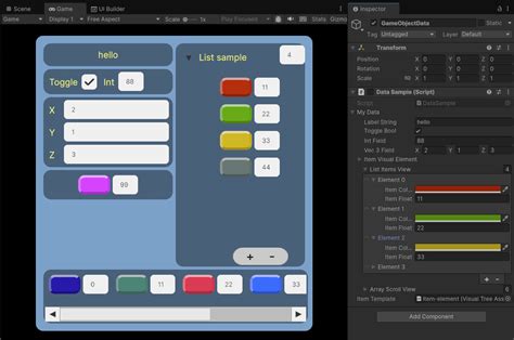Mini Tutorial Data Binding With Ui Builder And C In 5 Minutes Technical Articles Unity