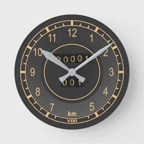 Classic Speedometer Clock Zazzle