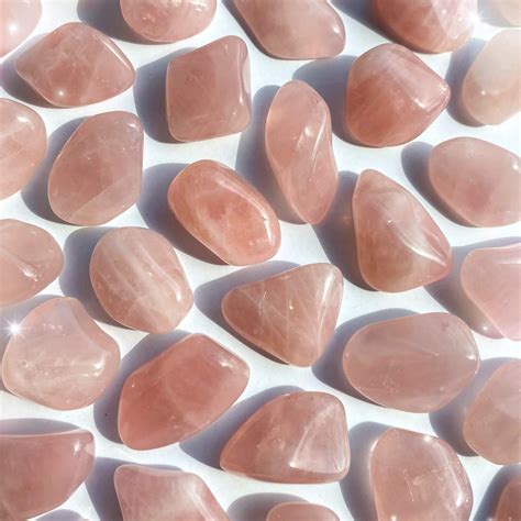 Rose Quartz Tumbled Pocket Stone Rocks With Sass