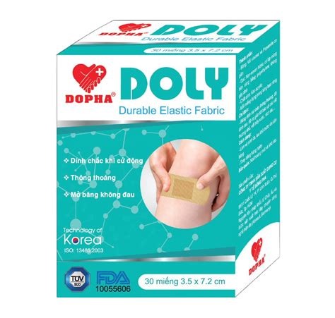Băng Cá Nhân Doly 3 5cmx7 2cm Đông Pha H 30m