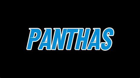 Panthas A Dynamic Sport Font Inspired By The Carolina Panthers Myfontlib