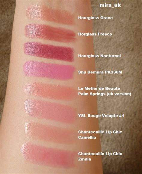 Lipstick Swatches Hourglass Femme Rouge Shu Uemura Le Me… Flickr