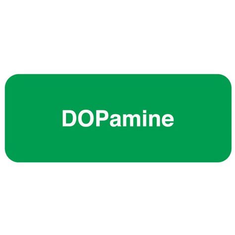Medication Id Label Dopamine 2 14 X 78 United Ad Label