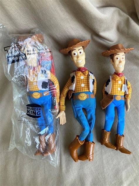 3 Burger King Disney Pixar Toy Story 6 Woody Doll 1995 Nib 4554369543