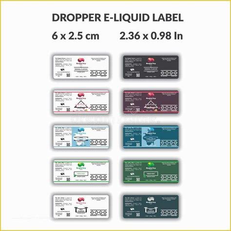 E Liquid Label Template Free Of E Liquid Label Template Free Templates