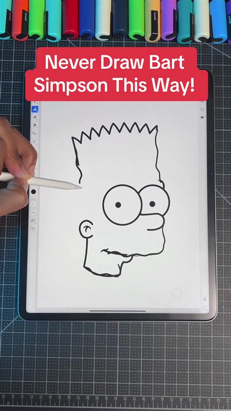 Avoid These Bart Simpson Drawing Mistakes Tiktok