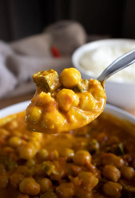 Okra And Chickpea Curry Recipe At David Frakes Blog