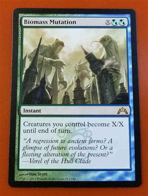 1x Biomass Mutation Gatecrash Mtg Magic Cards Ebay