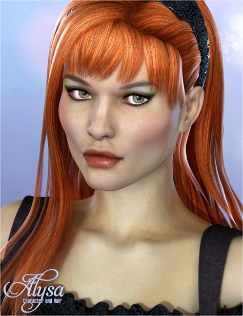 Alysa Character And Hair Daz 3d