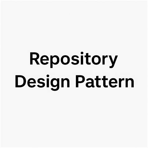 Dotnet Designpatterns Cleanarchitecture Repositorypattern
