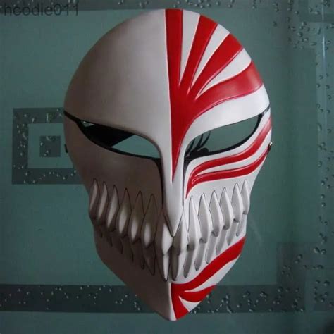 Kurosaki Ichigo Bleach Anime Cosplay Mask White Handmade