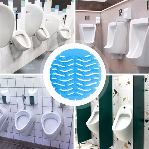 Lunxisen 30 Pcs Urinal Screen Deodorizer Pads Scent Lasts Up To Anti Splash And Ideal For Public