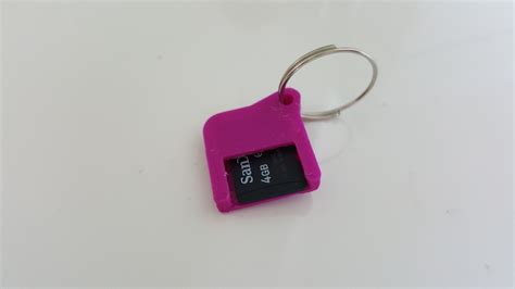 Free 3d File Micro Sd Micro Sim Holder Keychain・3d Printing Model To Download・cults