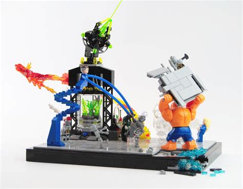 Fantastic Four Vs Doctor Doom Lego Doctor Doom Moc Lego Marvel