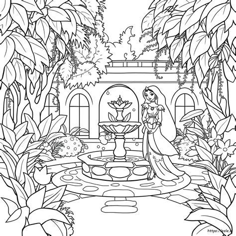 Princess Loolilalu Coloring Page