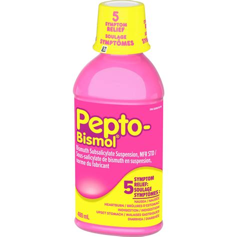 Pepto Bismol Liquid Original Flavor 480ml Fast Relief For Nausea