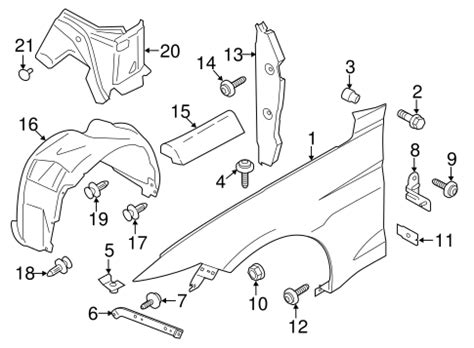 Fender And Components For 2022 Ford Mustang Oem Parts Online