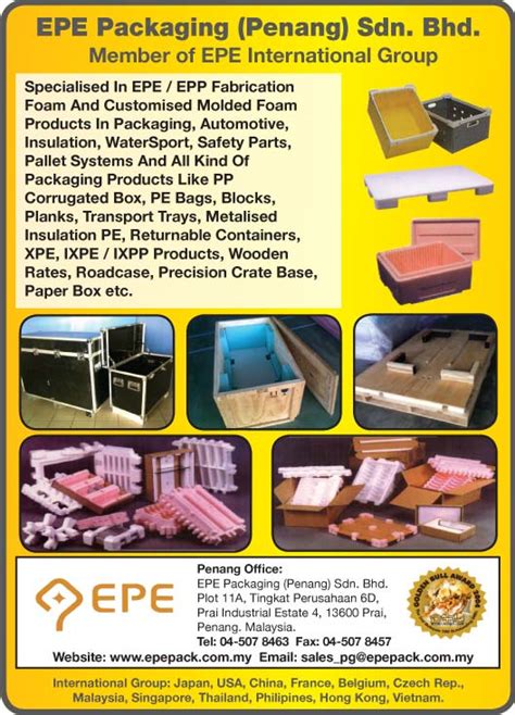 Epe Packaging Penang Sdn Bhd Super Pages Directory