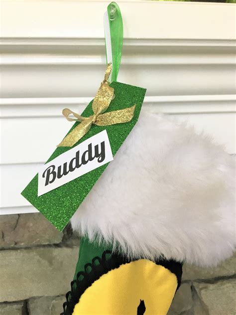 Buddy The Elf Christmas Stocking Etsy