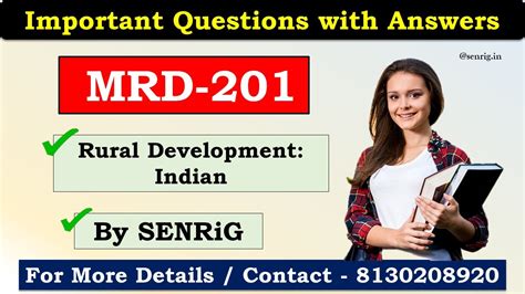 Ignou Mrd 201 Important Questions With Answers