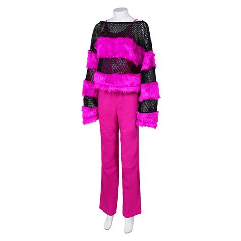 Mean Girls 2024 Janis Ian Women Purple Outfit Party Carnival Halloween