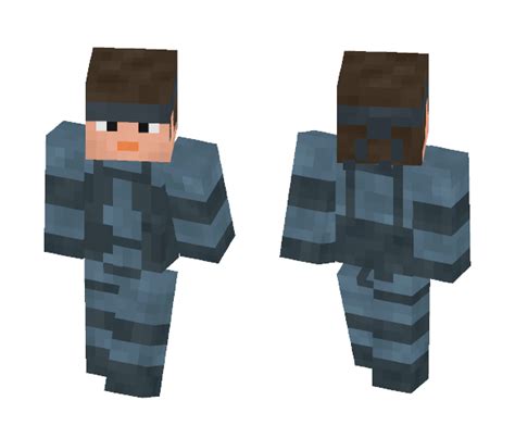 Download Metal Gear Solid 2 Solid Snake Minecraft Skin For Free