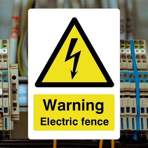 Humorous Caution Signs Warning Signs 6 Pack Plastic Safe Electric Fence