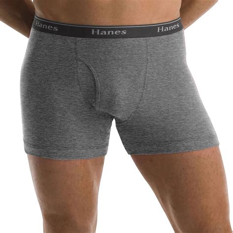 Hanes Ultimate Mens Tagless® No Ride Up Boxer Briefs With Comfort Flex