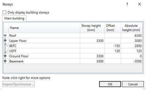 Editing Storeys Knowledge Base Revit Linear