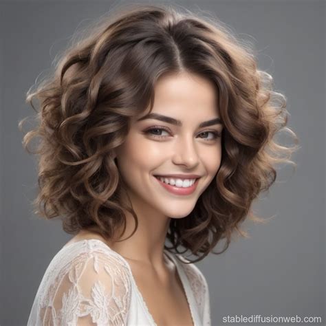 Beautiful Blonde Woman Smiling Stable Diffusion Online