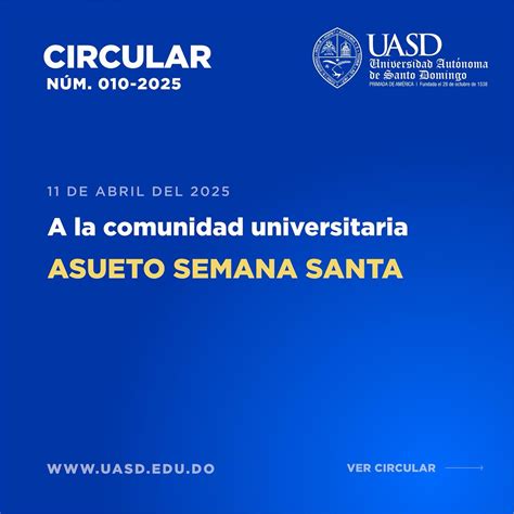 Uasd Aviso Instagram
