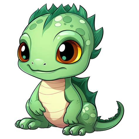 Cute Chibi Basilisk Ai Generative 33494477 Png