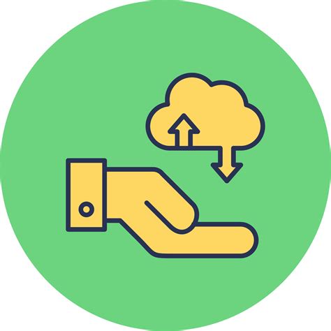 Cloud Data Transfer Vector Icon 19965954 Vector Art At Vecteezy